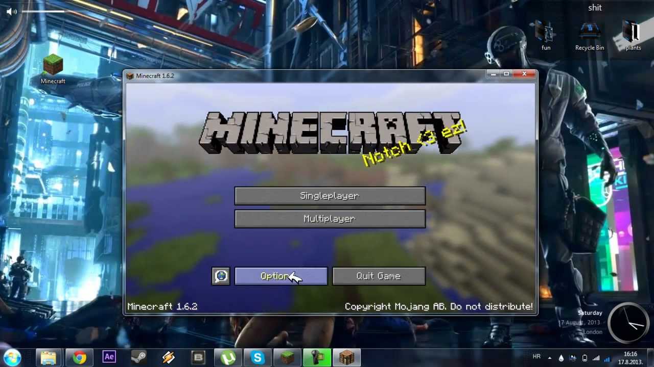 How to change minecraft texture pack HD - YouTube