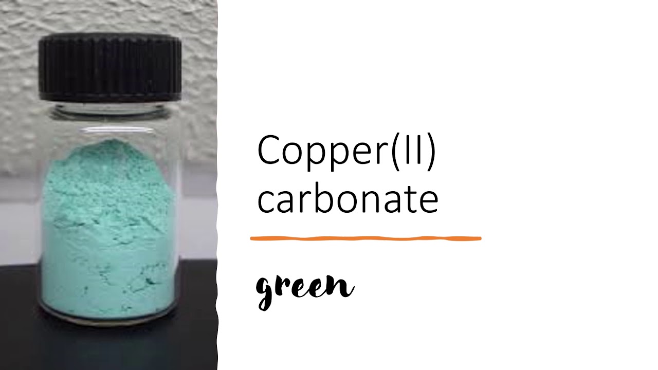 Metal Compound Colours video - YouTube