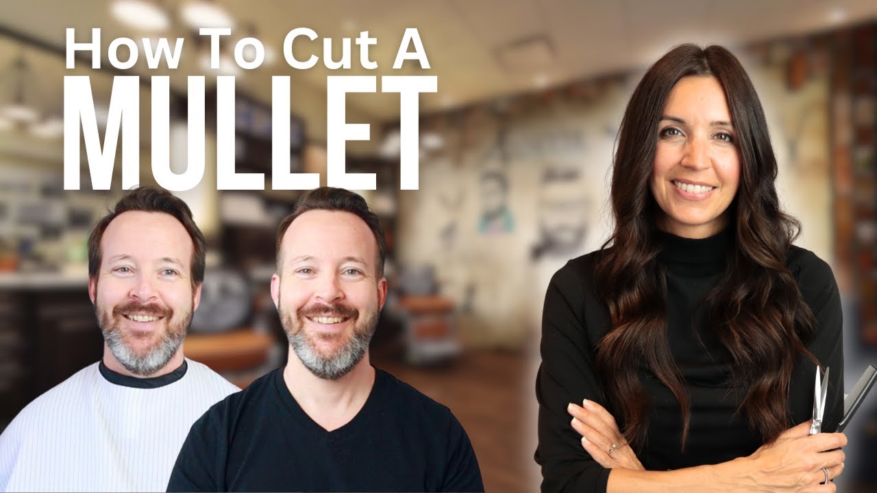 How To Cut A Basic Mullet - YouTube