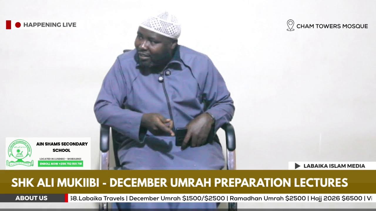 DECEMBER UMRAH LECTURES | SHK ALI MUKIIBI - YouTube