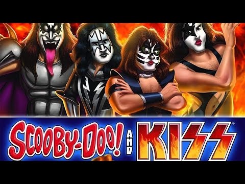 painting scene/Scooby-doo and KISS rock and Rool mystery