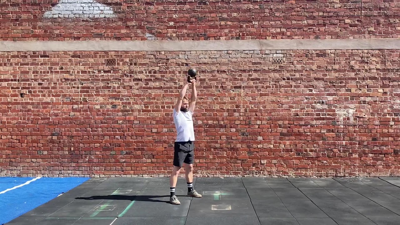 Kettlebell USA Swing (Overhead) - YouTube
