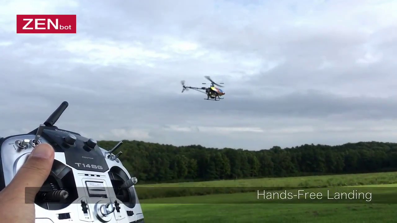 Zenbot Single-Rotor Helicopter Drone Autonomous Flight - YouTube
