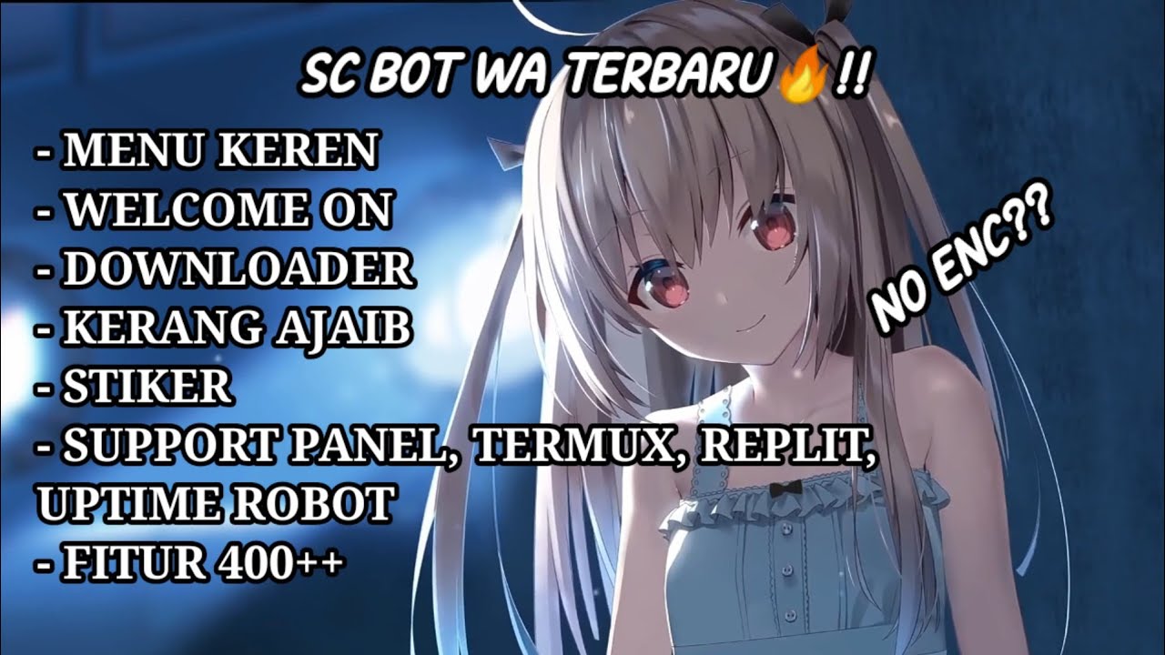 SC BOT WA TERBARU!! || MENU KECE || VERIFY || FITUR 400+ || SUPPORT ...