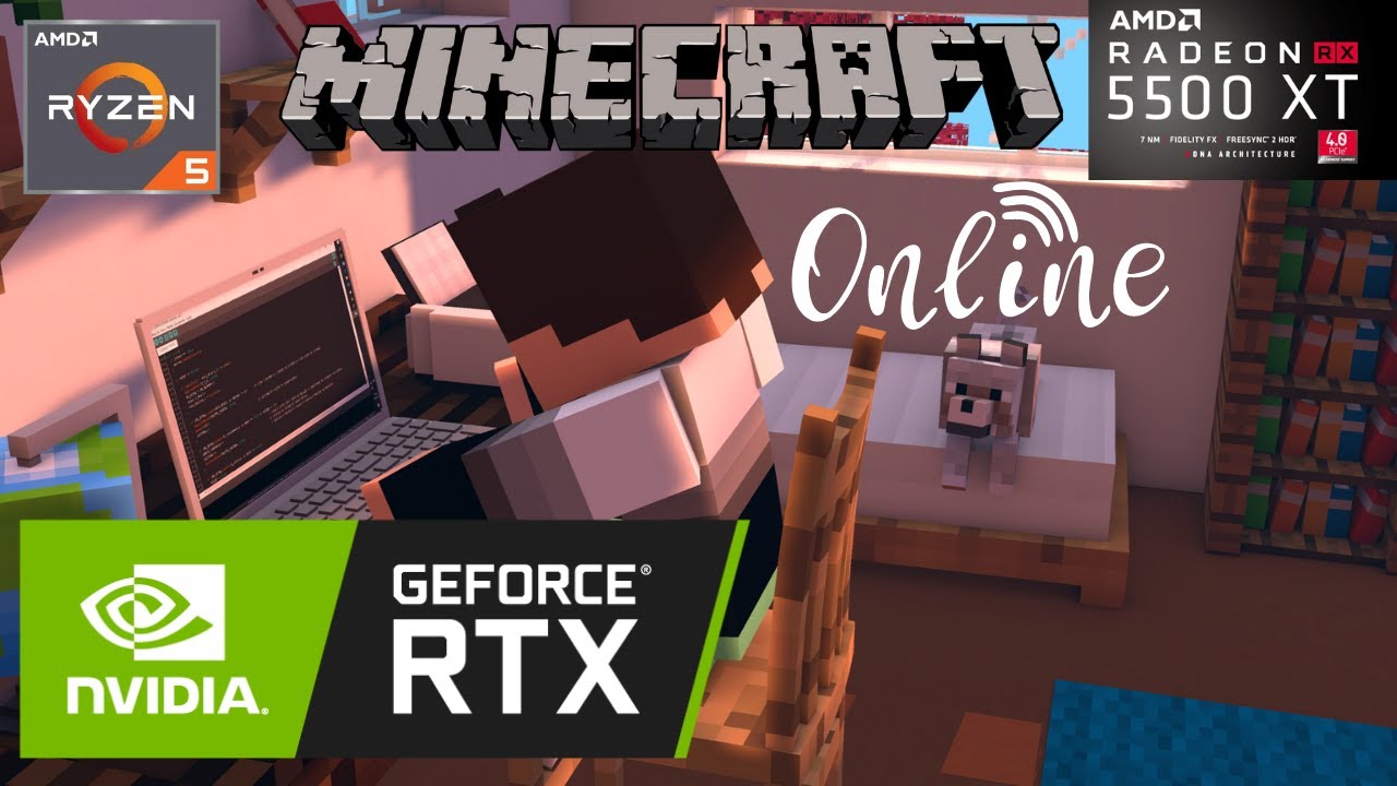 🔴RTX TADINDA MİNECRAFT ÇOK OYUNCULU KOP GEL | RYZEN 5 5500 | RX 5500 XT ...