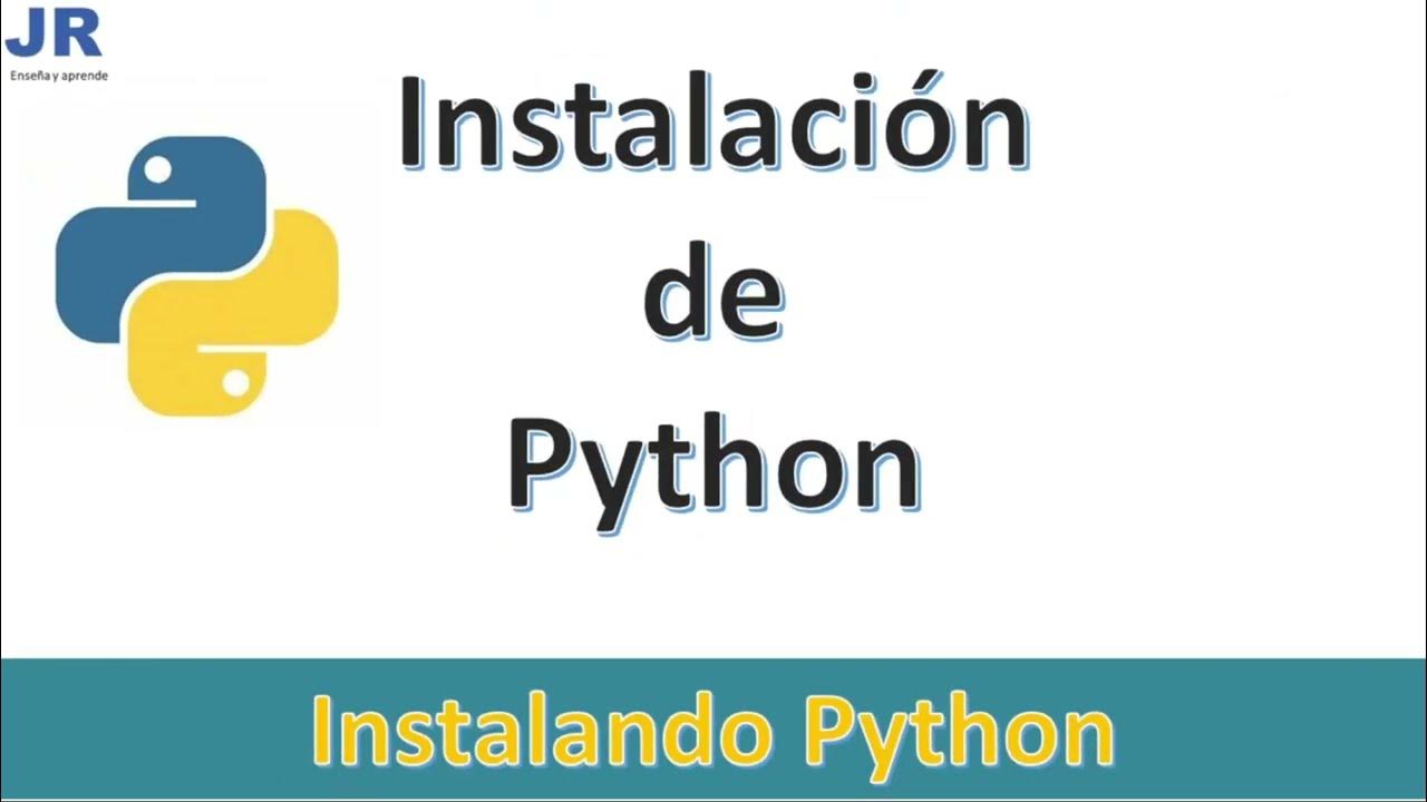 Instalación paso a paso de Python Windows 10 - YouTube
