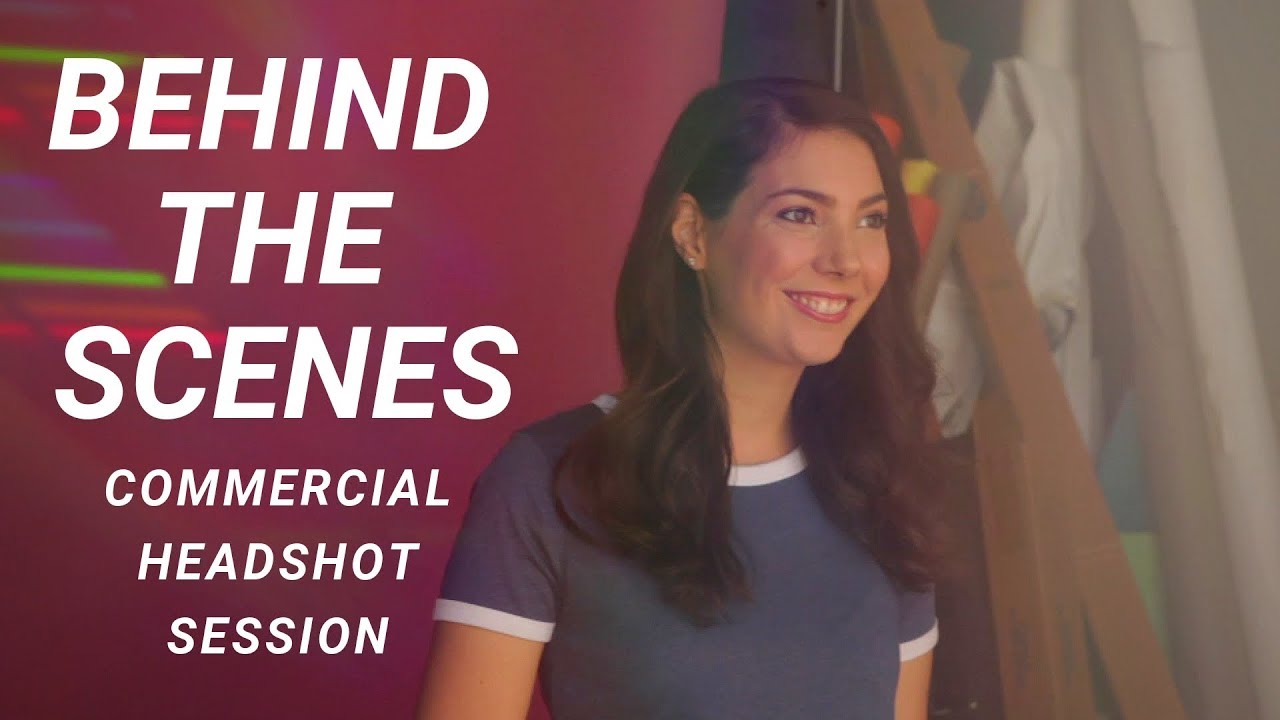 Behind the Scenes: Commercial Headshot Session - YouTube