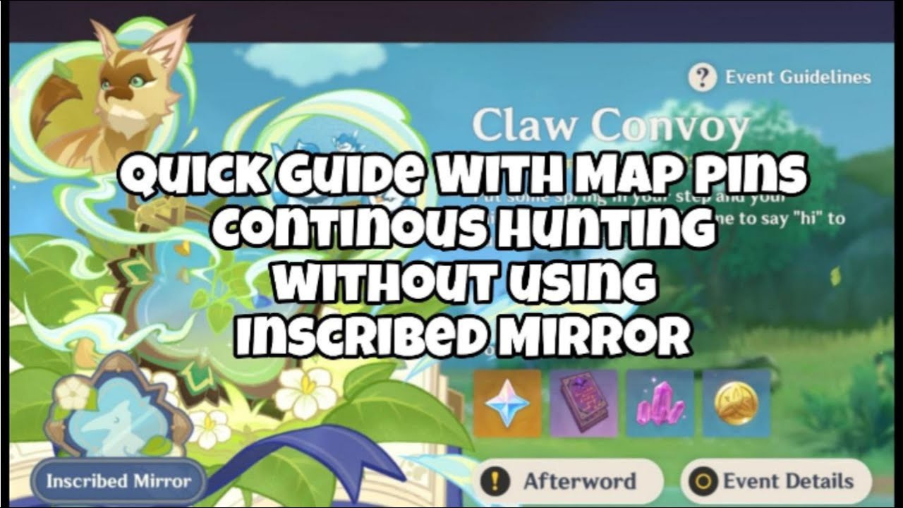 Claw Envoy Quick Guide Without Using Inscribed Mirror With Map Pins ...