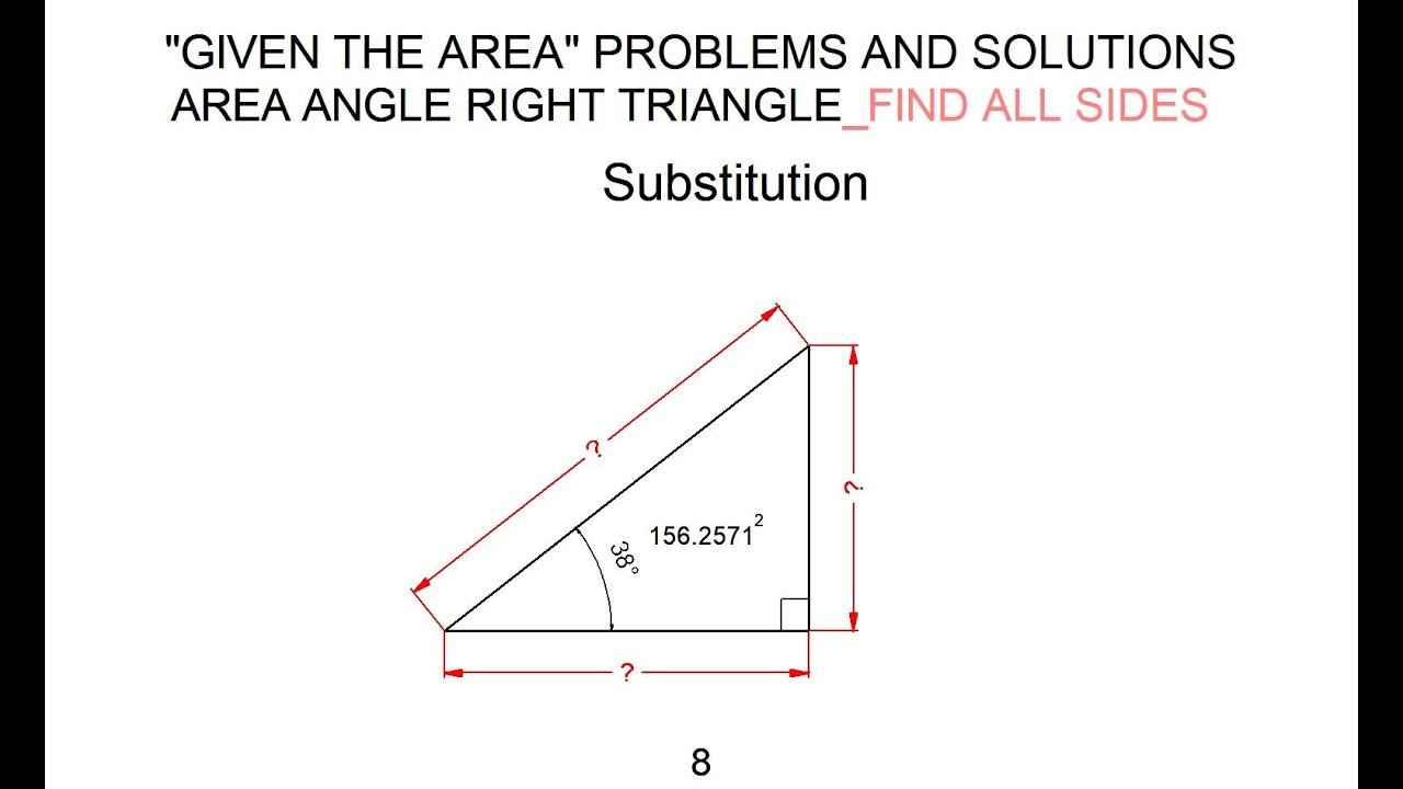 LAND SURVEY PROBLEM 8 - YouTube