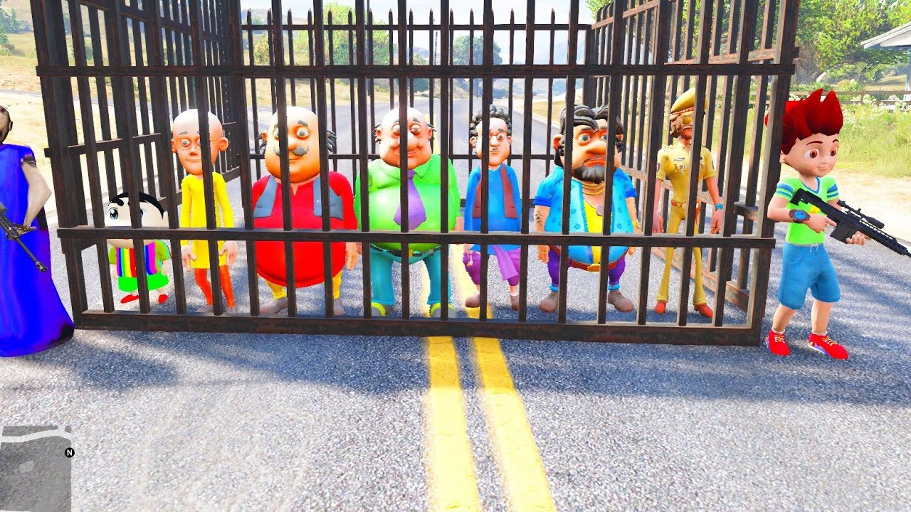 Motu Patlu Vs Granny In Doctor Jhatka Ghasita Raam Chingam Sir Hide And ...