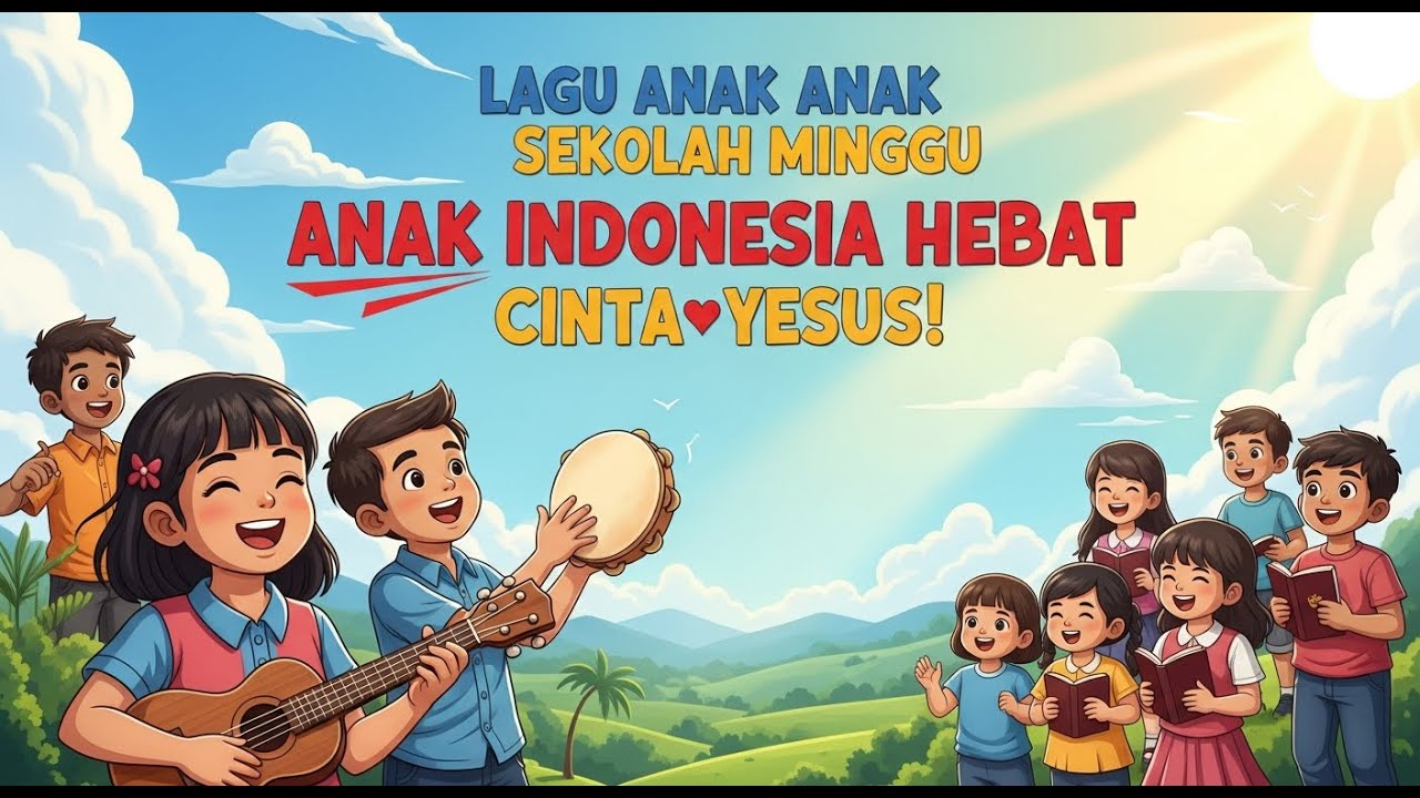 LAGU ROHANI KRISTEN | ANAK INDONESIA HEBAT - CINTA YESUS - YouTube