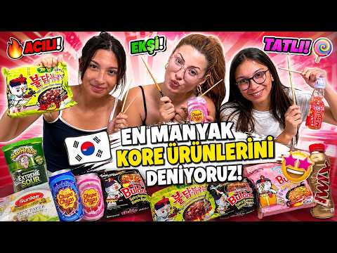 ALDIĞIMIZ EN MANYAK KORE ÜRÜNLERİNİZ DENİYORUZ !