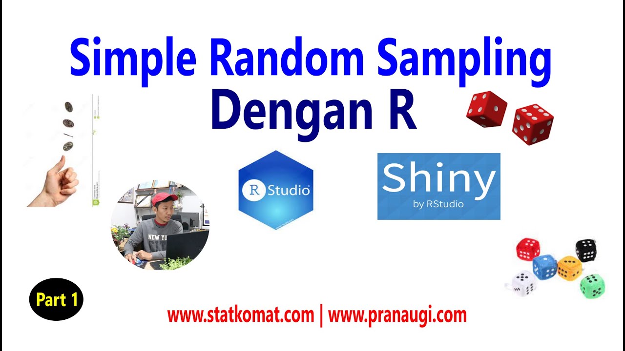 Simple Random Sampling dengan R, Part 1, sampling acak sederhana - YouTube