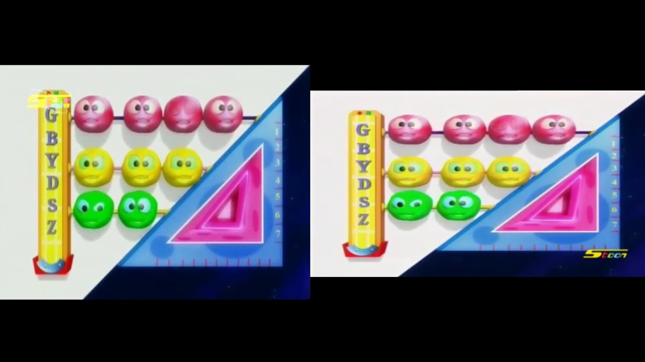 Spacetoon - Abjad / Alpha Planet Opening Comparison 2006 Version ...