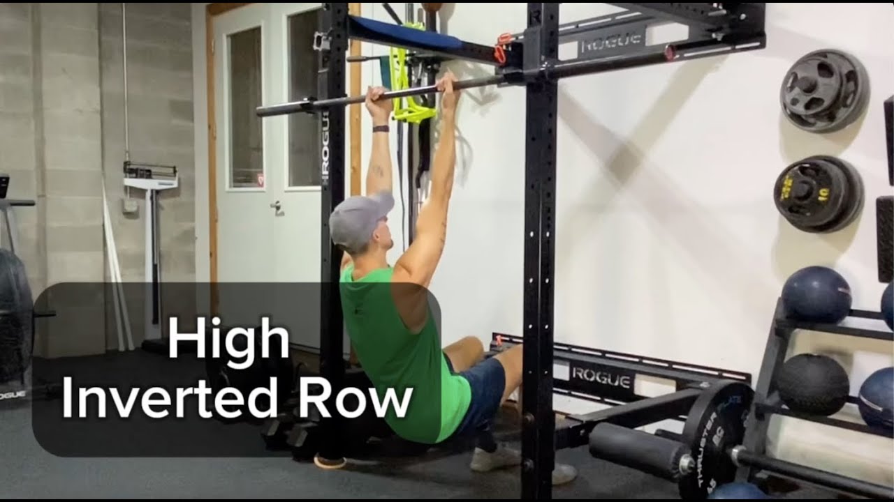 High Inverted Body Row - YouTube