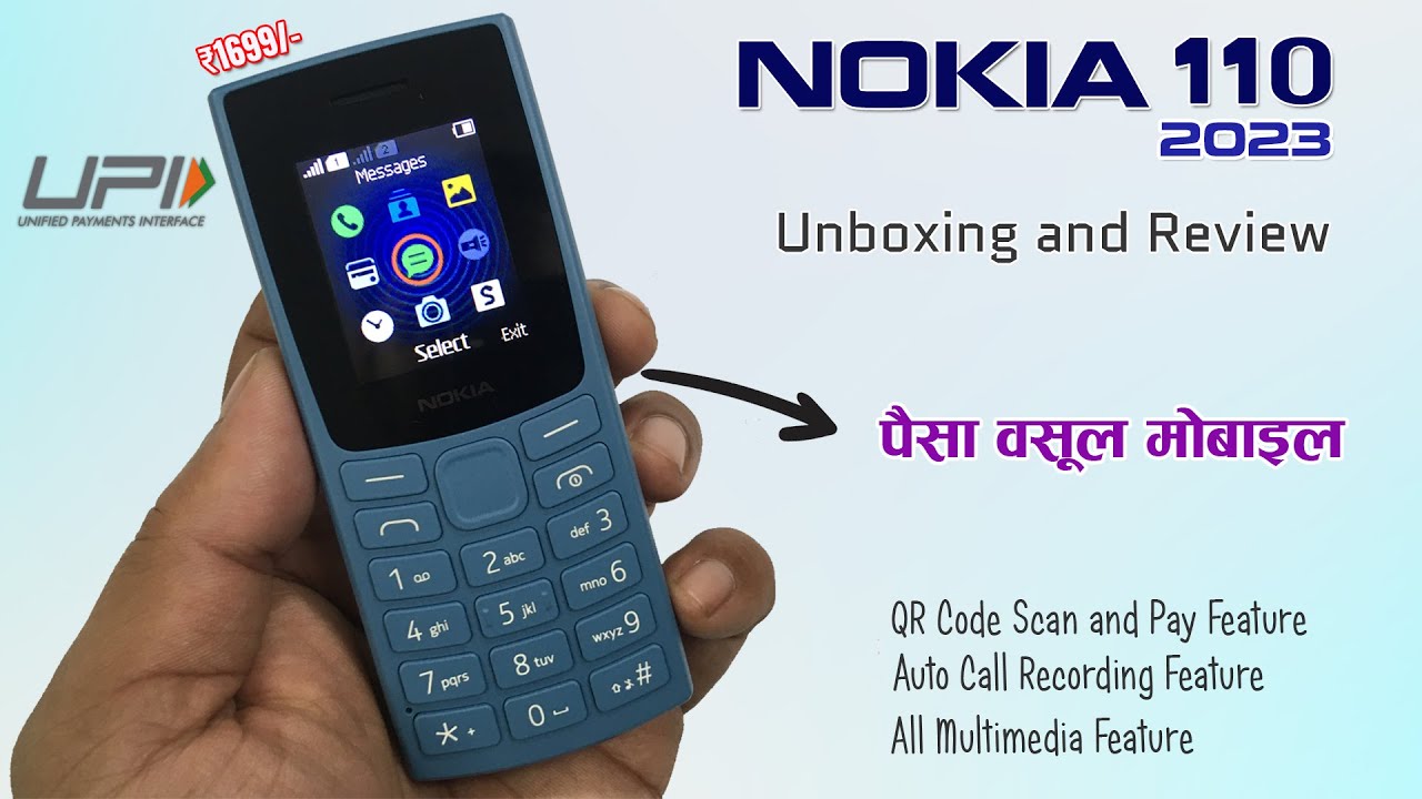Nokia 110 2023 Unboxing and Review - YouTube