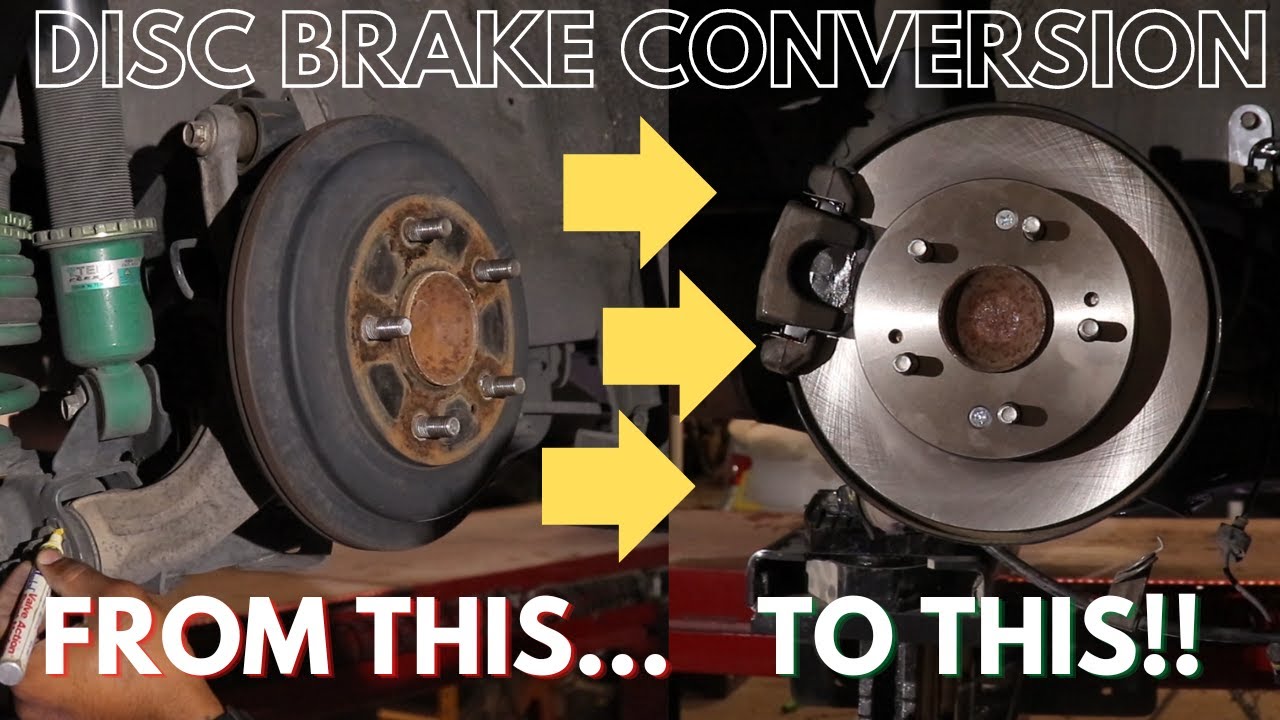 8th Gen Civic Rear Disc Brake Conversion (EX SWAP) - YouTube