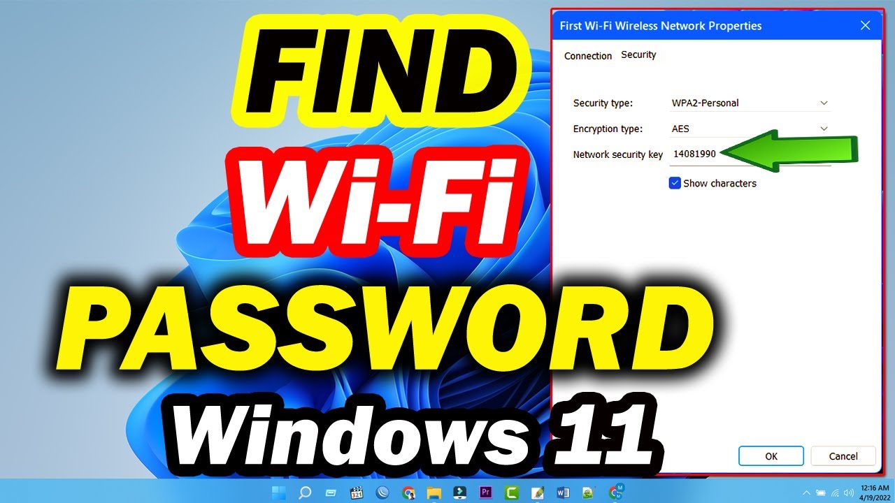 How to Find Your WiFi Password on Computer Windows 11 - YouTube