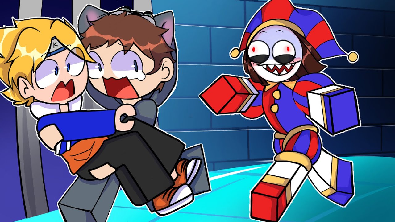 ¡ESCAPA de la PRISION DE POMNI AMAZING DIGITAL CIRCUS en ROBLOX! 🔥🎪 ...