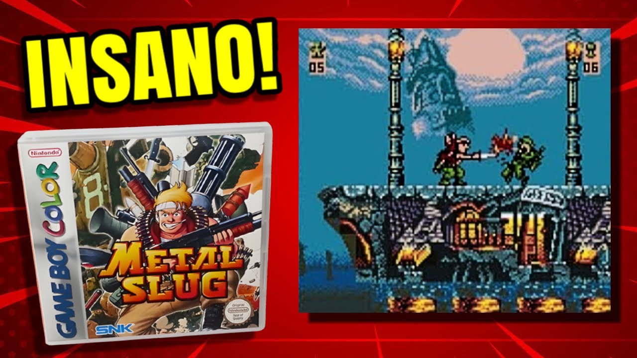 Este PORT de Metal Slug para GBC ES INSANO! (+link) - YouTube