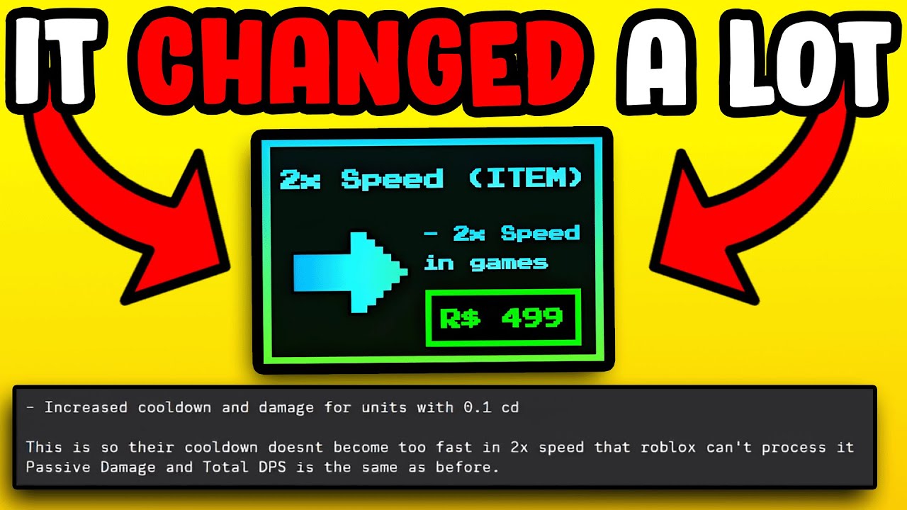 the devs said 2X Speed BREAKS ROBLOX?? - YouTube