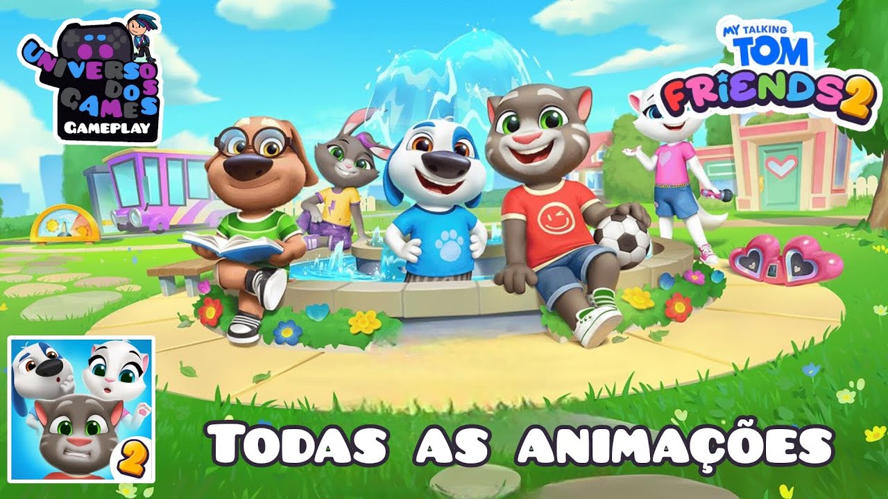 (Nova atualização)My Talking tom friends 2 (todas as cutscenes)Universo ...