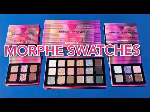 MORPHE - Palette Swatches - Crowd Pleaser, Shade Thrower & Party ...