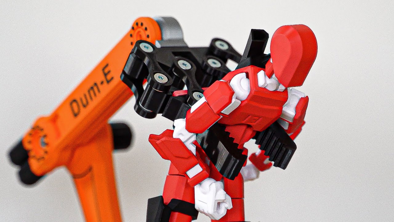 Epic 3D Printed Tony Starks Workshop Robot! - YouTube
