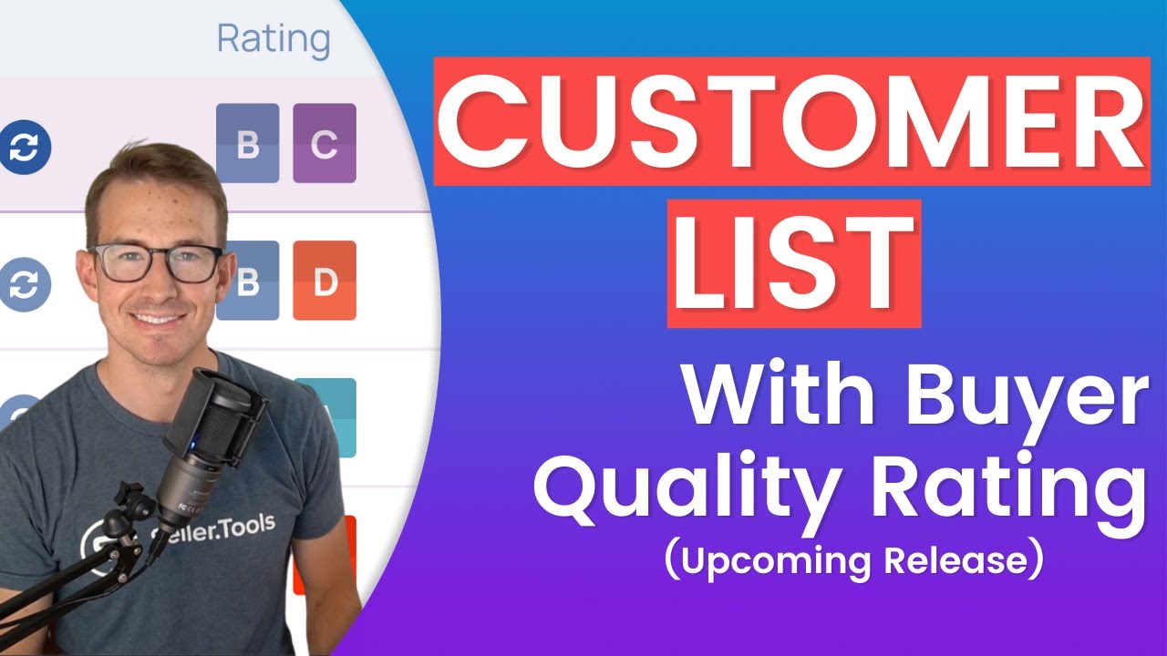 NEW Customer List with Buyer Quality Rating Exclusively from Seller ...