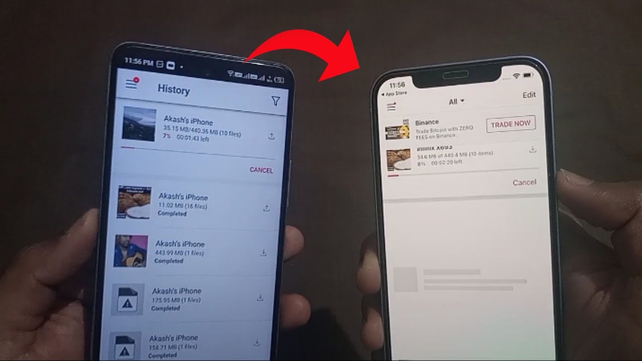 How To Transfer Files From Android To iPhone ( Working 100% ) - YouTube