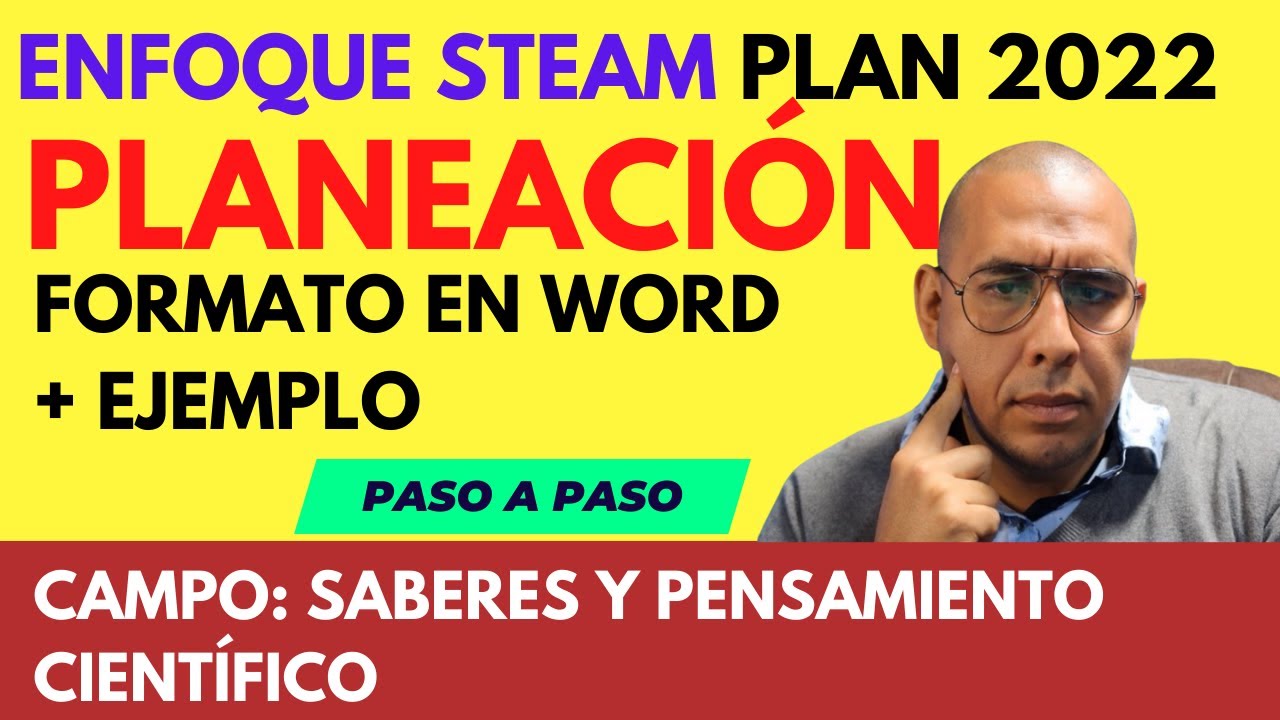 Planeación con enfoque STEAM FORMATO y ejemplo para el Plan de Estudios ...