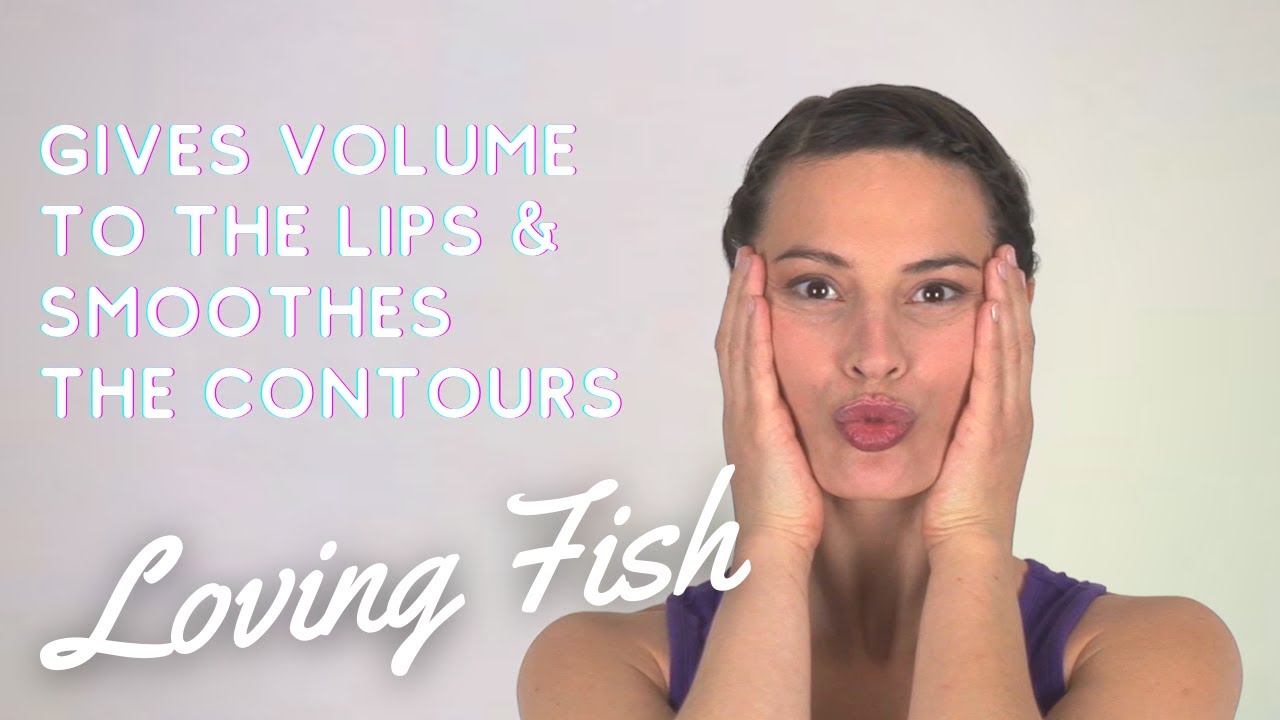 Facial exercise: Voluminous lips & contour - YouTube