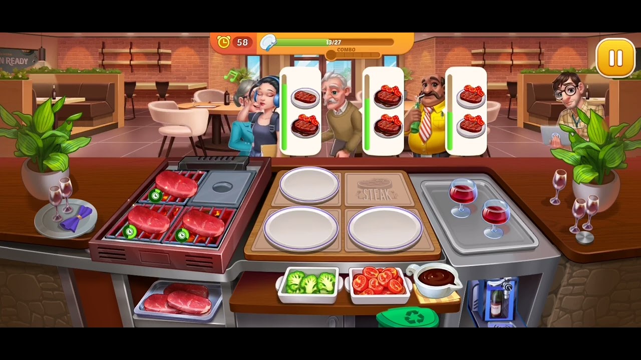 Crazy Kitchen Level 8-1 Gameplay Walkthrough Android IOS - YouTube