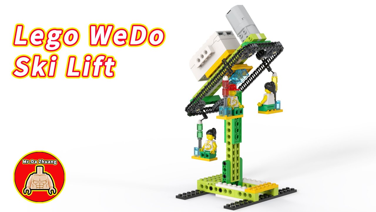 Lego WeDo ski lift (building instructions and program) - YouTube