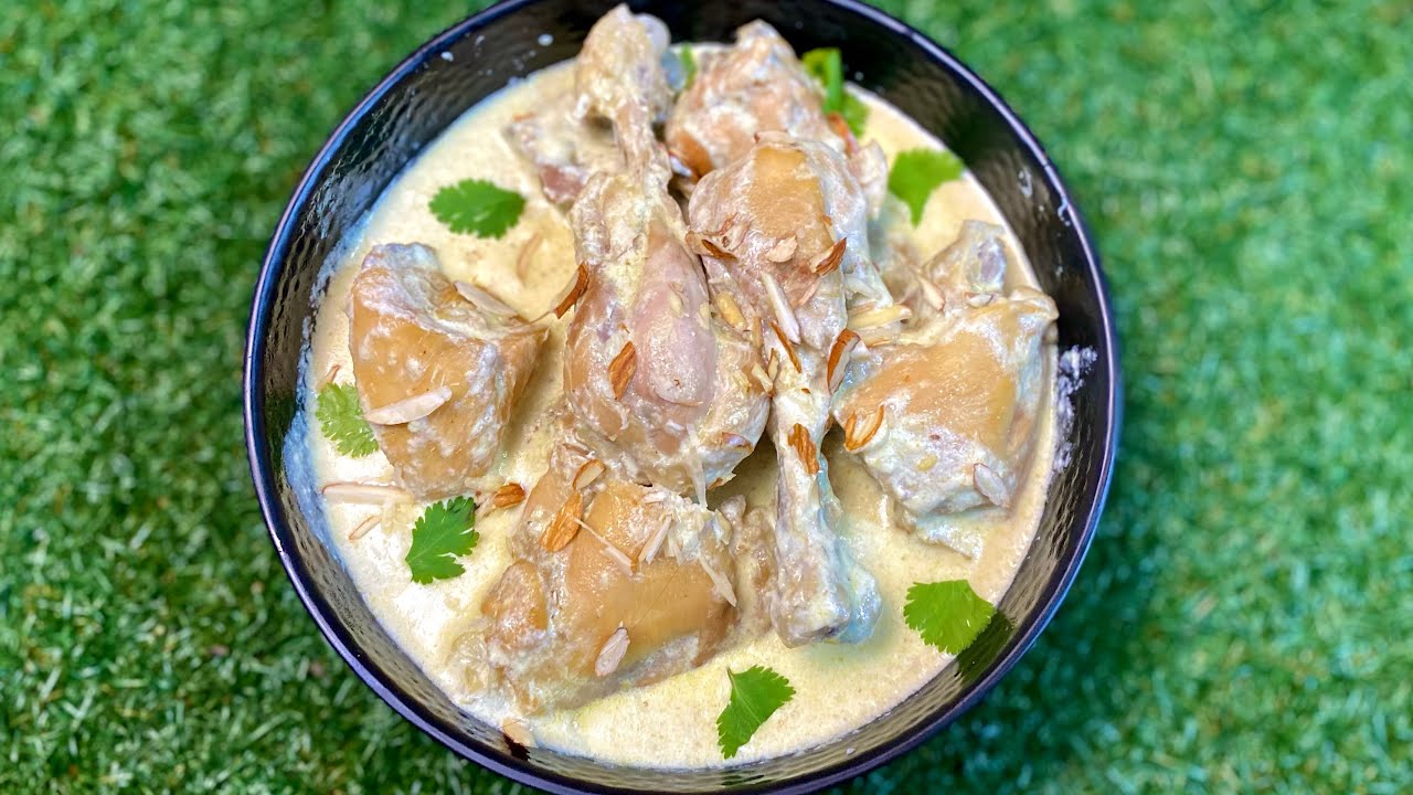 Wazwaan Doud Kokur | Wazwaan Aab Gosht Chicken || Milk based chicken ...