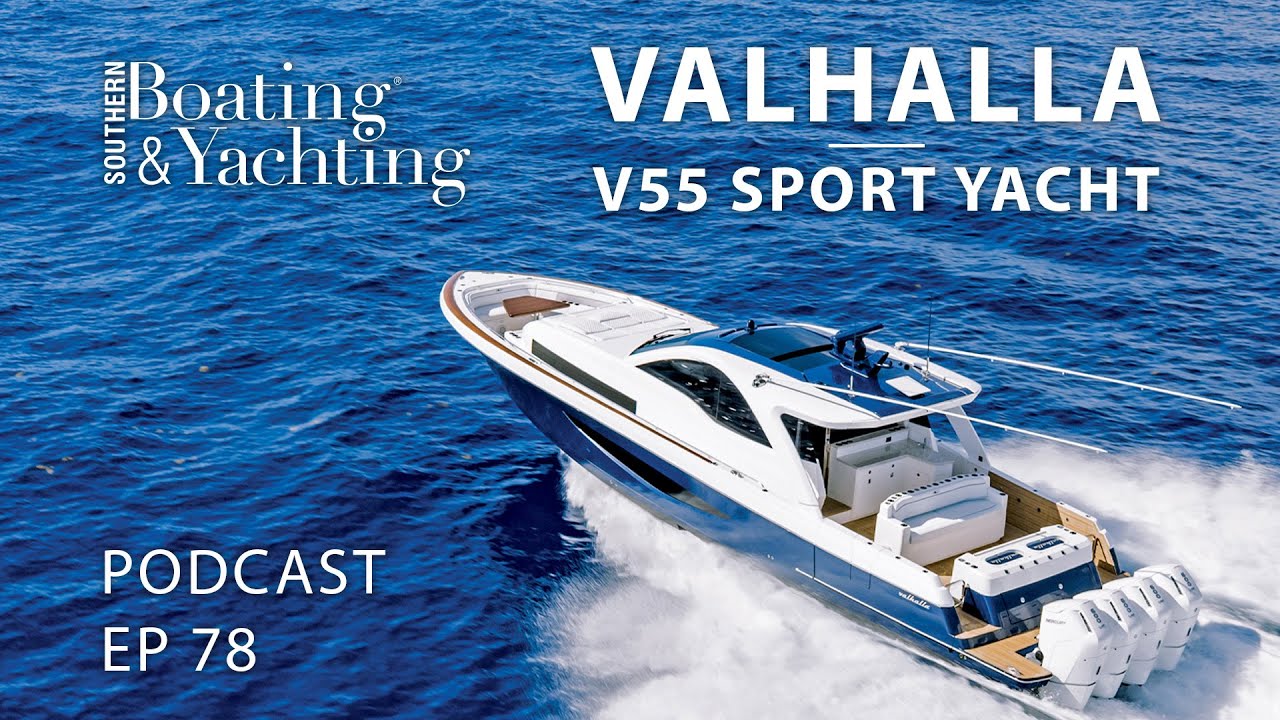 All-New Valhalla V55 Sport Yacht: Massive Horsepower, Enclosed Helm ...