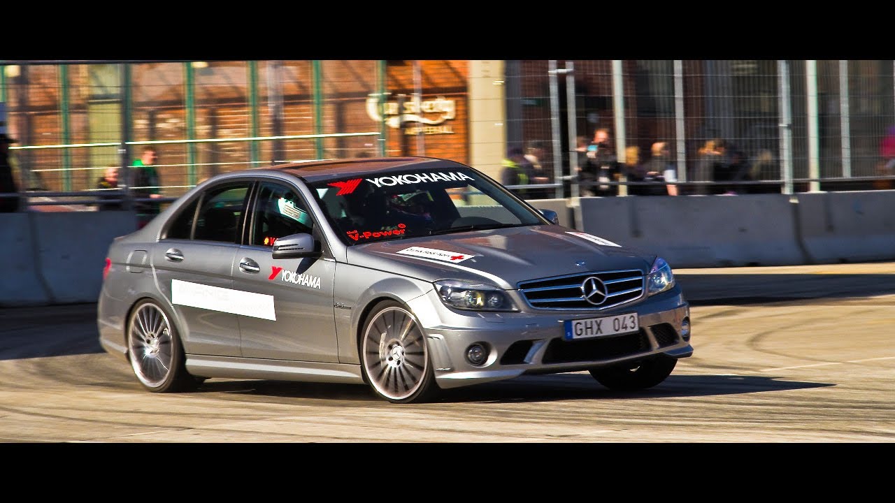 Mercedes C63 AMG Drifting - YouTube