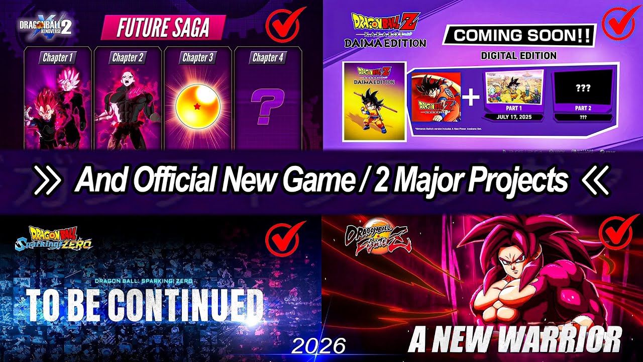 Official NEW Dragon Ball Upcoming Projects For 2026! - YouTube
