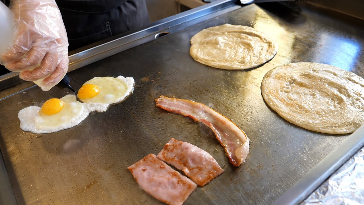 대만식 햄치즈 베이컨 에그토스트 / taiwanese style ham cheese bacon egg toast - korean ...