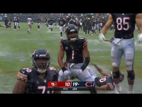 Chicago Bears And Justin Fields Highlights Win Over The 49ers 19-10 ...
