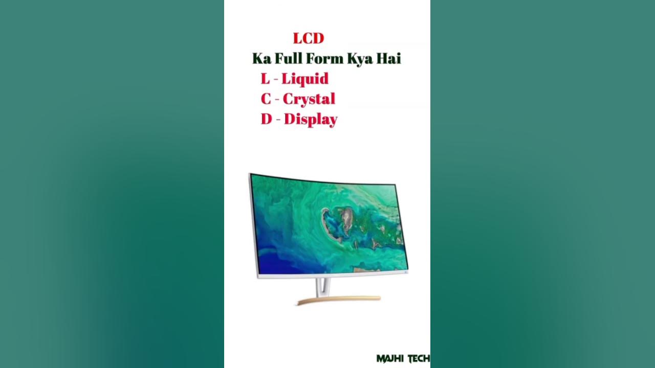 CPU ka Full From Kya Hai || LCD ka full from Kya hai | Computer full from video | #computer # ...