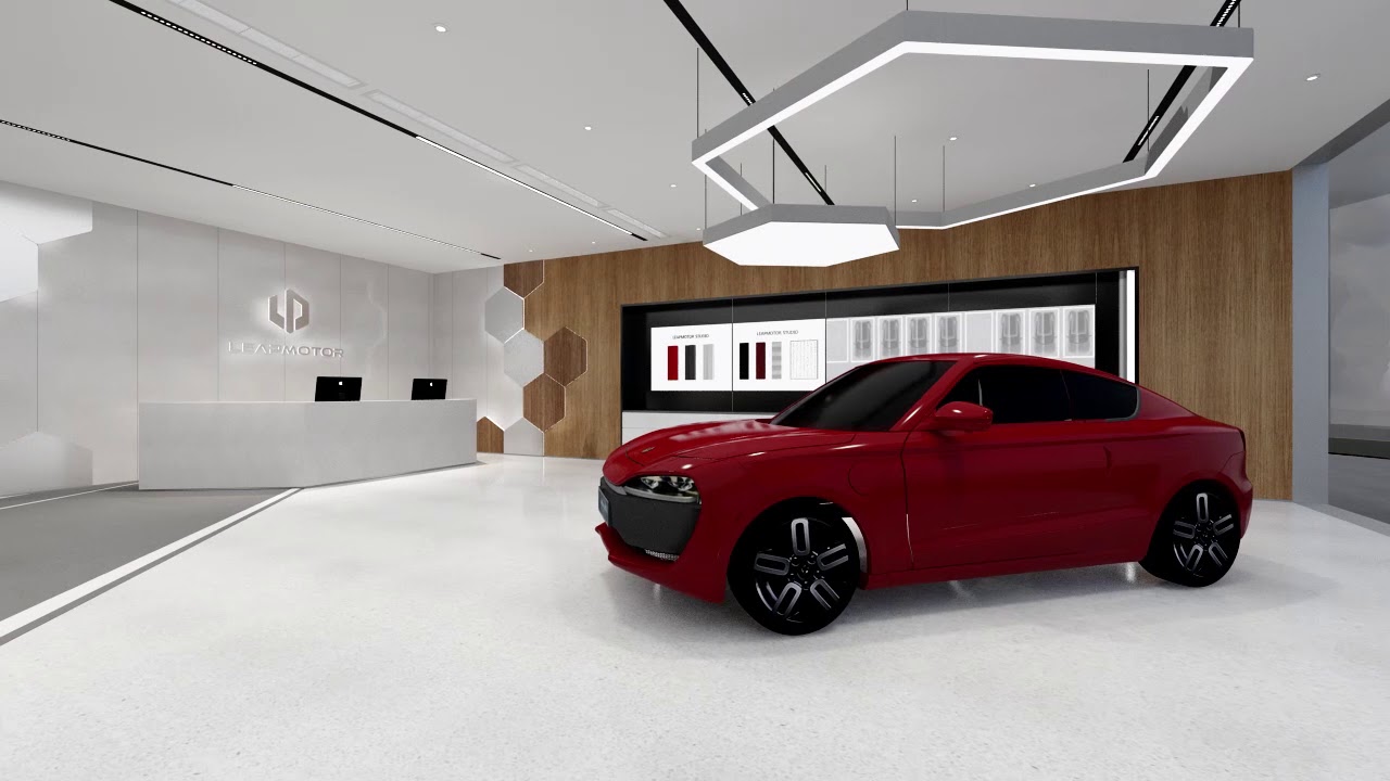 Car experience center design for Leapmotor - YouTube