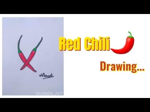 How to draw a Red Chili 🌶 || Step by step - YouTube