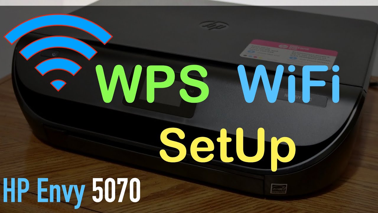 HP Envy 5070 WPS WiFi SetUp !! - YouTube