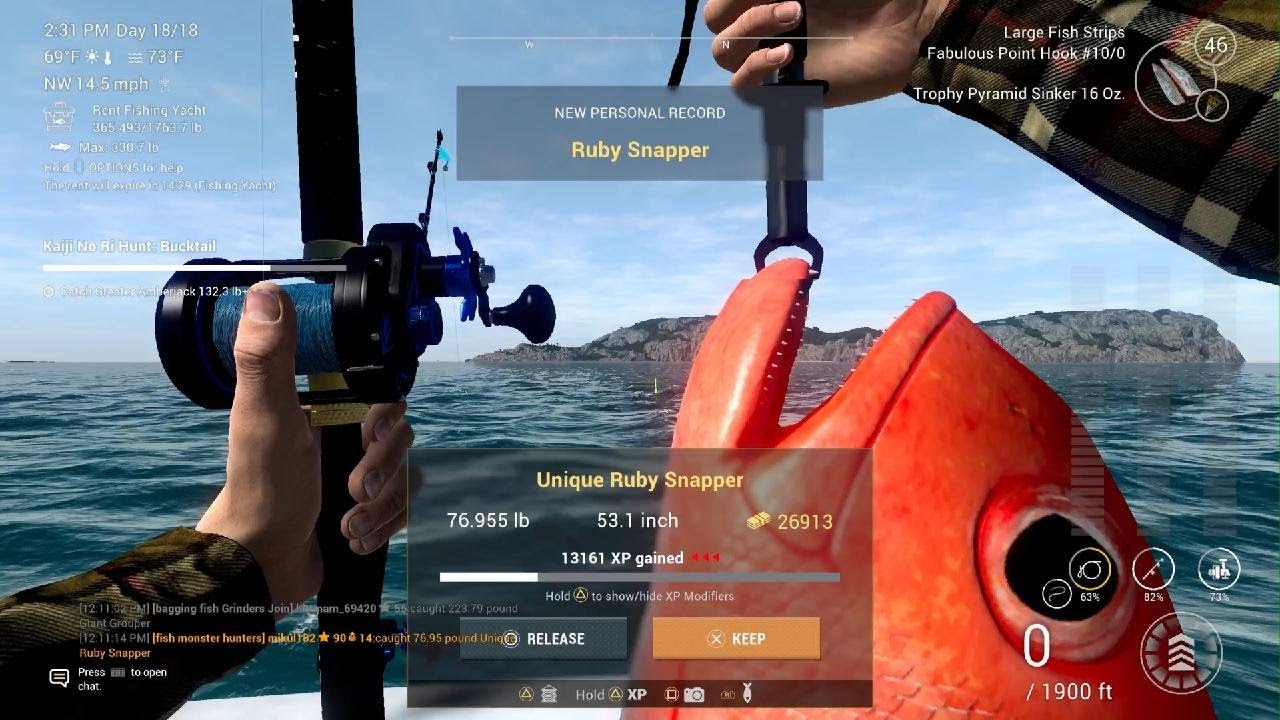 Fishing Planet - Unique Ruby Snapper - Kaiji No Ri - YouTube