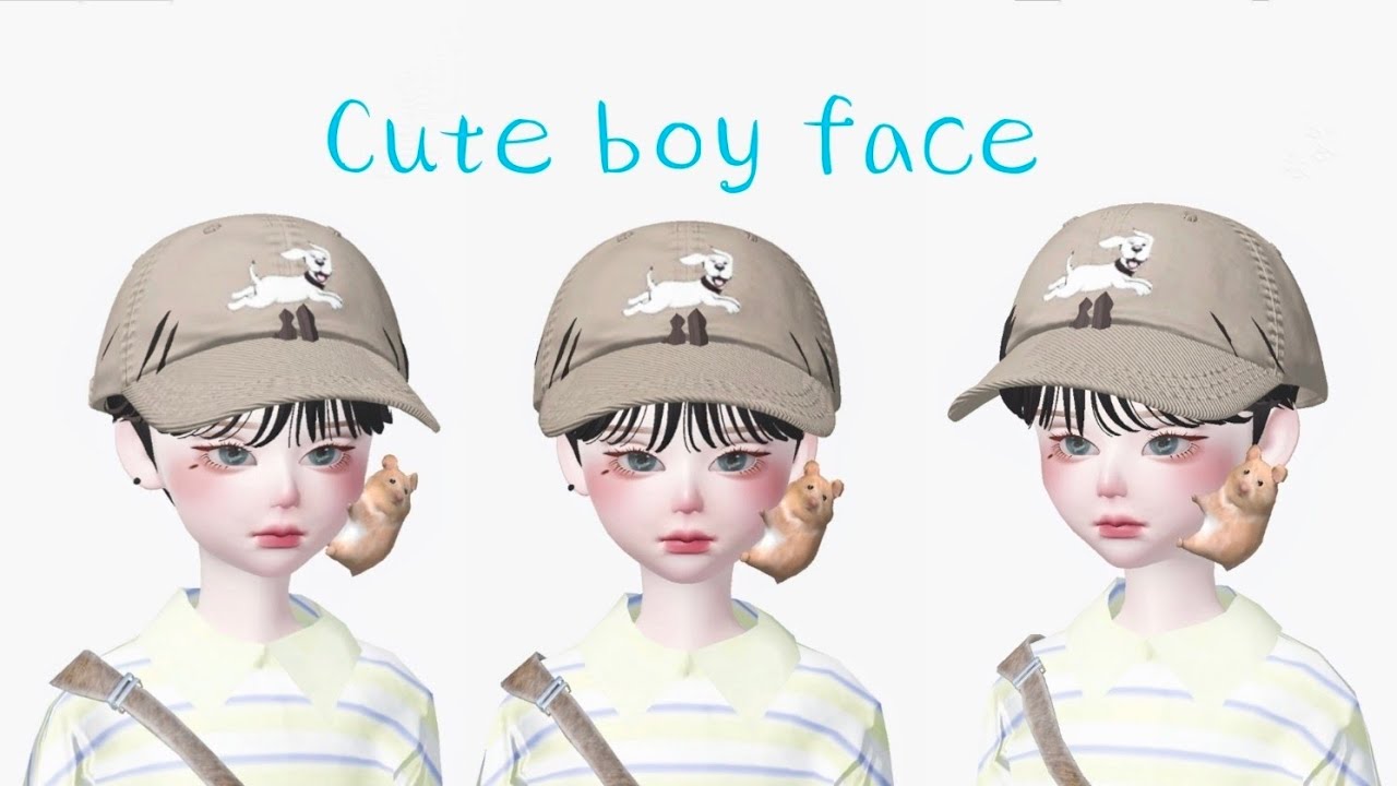 Zepeto face tutorial || cute boy face zepeto || multigender face - YouTube