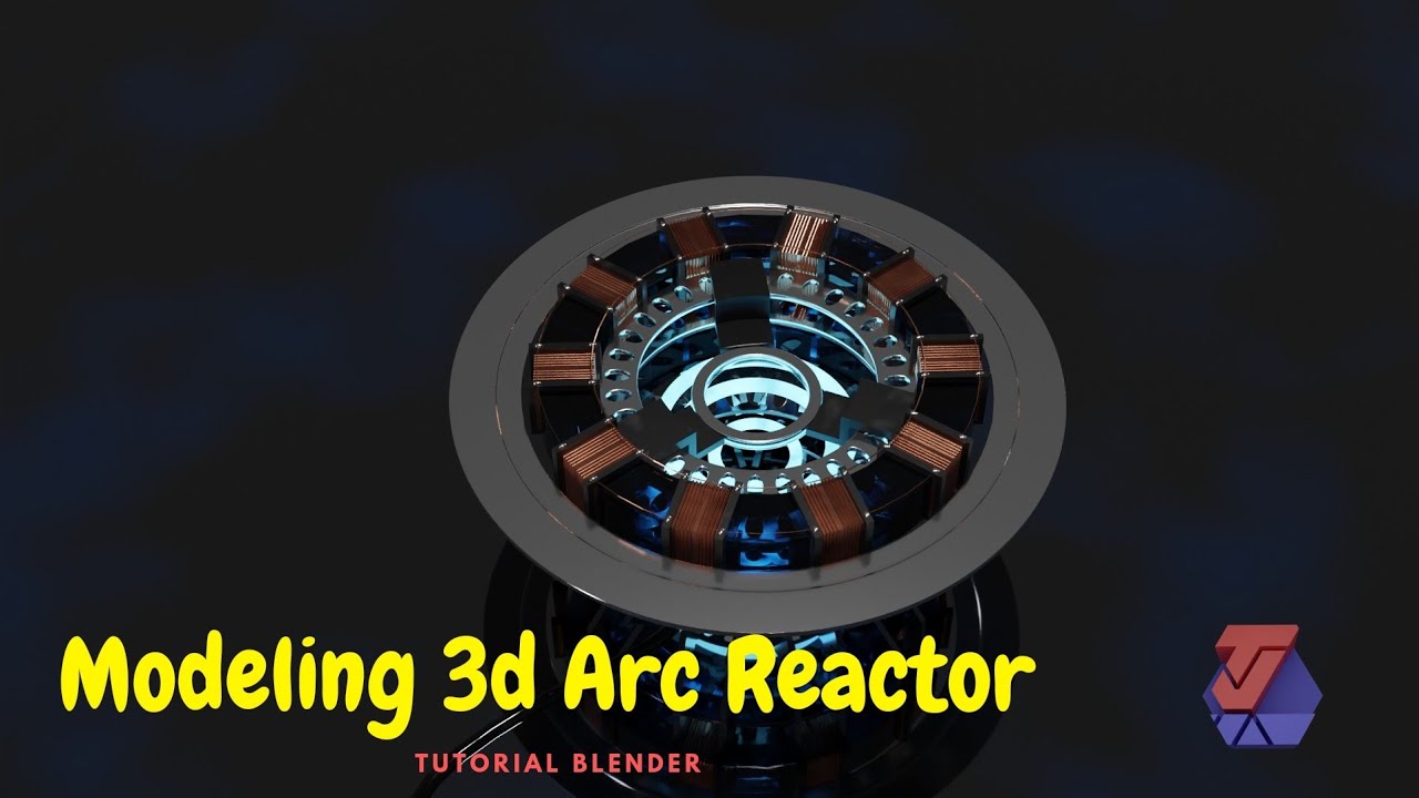 Tutorial blender 2.93: how to create modeling 3d arc reactor ironman ...
