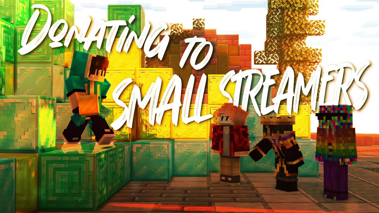 Donating to Small Streamers! - YouTube