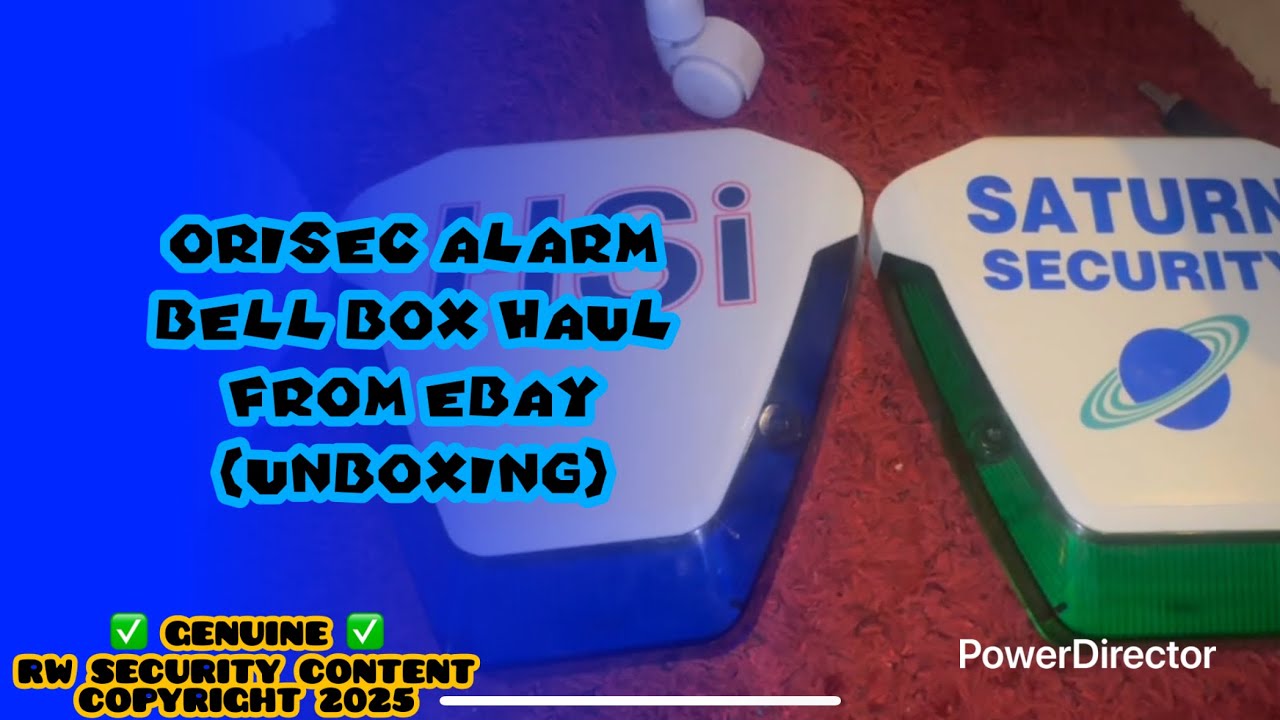 Orisec Alarm Bell Box Haul from eBay (Unboxing) - YouTube