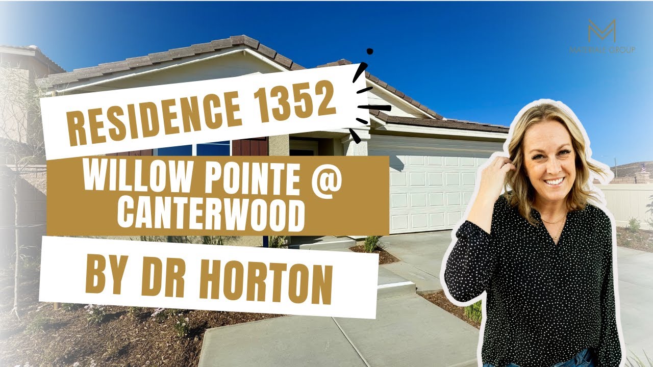 Residence 1352 by DR Horton | 1,352 SF | Model Home Tour | Willow Pointe @ Canterwood ...